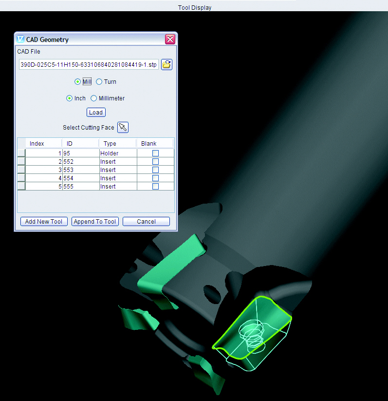 CADCAM applications for turning milling