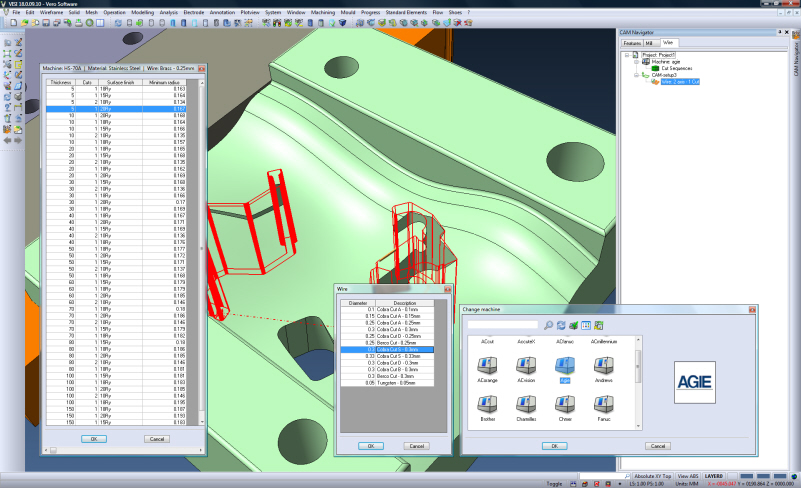 Wire-cut EDM Vero Software UK